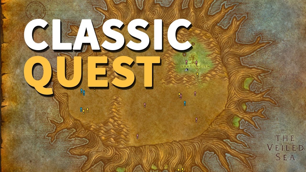 The Sprouted Fronds WoW Classic Quest - YouTube