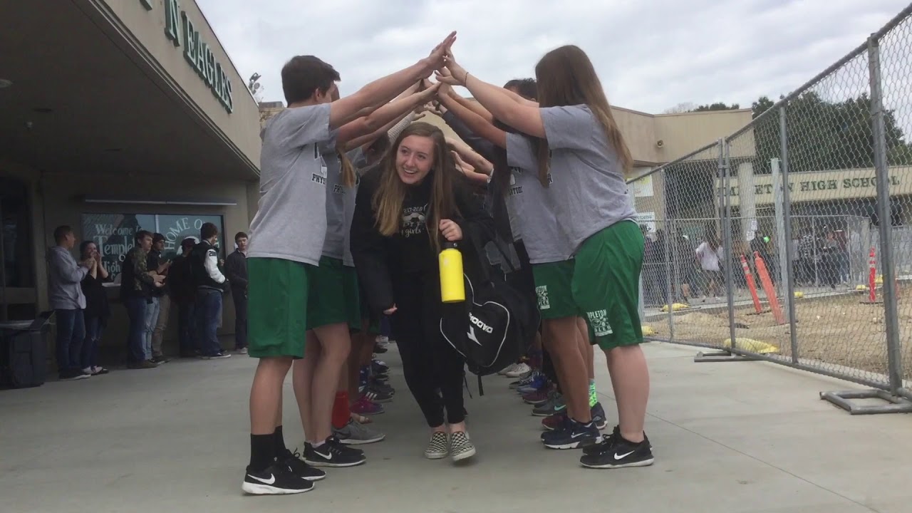 Eagle Send Off for Girls' Soccer - YouTube