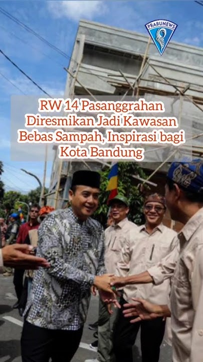RW 14 Pasanggrahan Diresmikan Jadi Kawasan Bebas Sampah, Inspirasi bagi Kota Bandung # ...