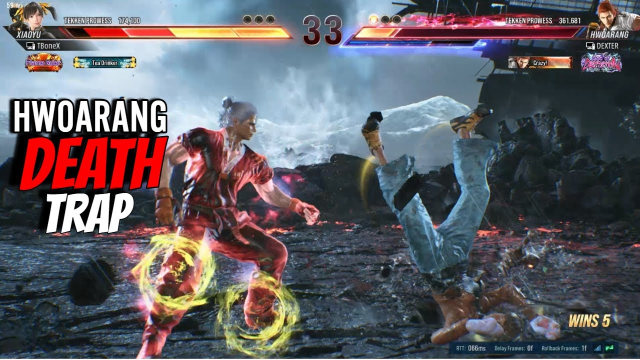 TEKKEN 8 | This Hwoarang's Death trap is truly insane - YouTube