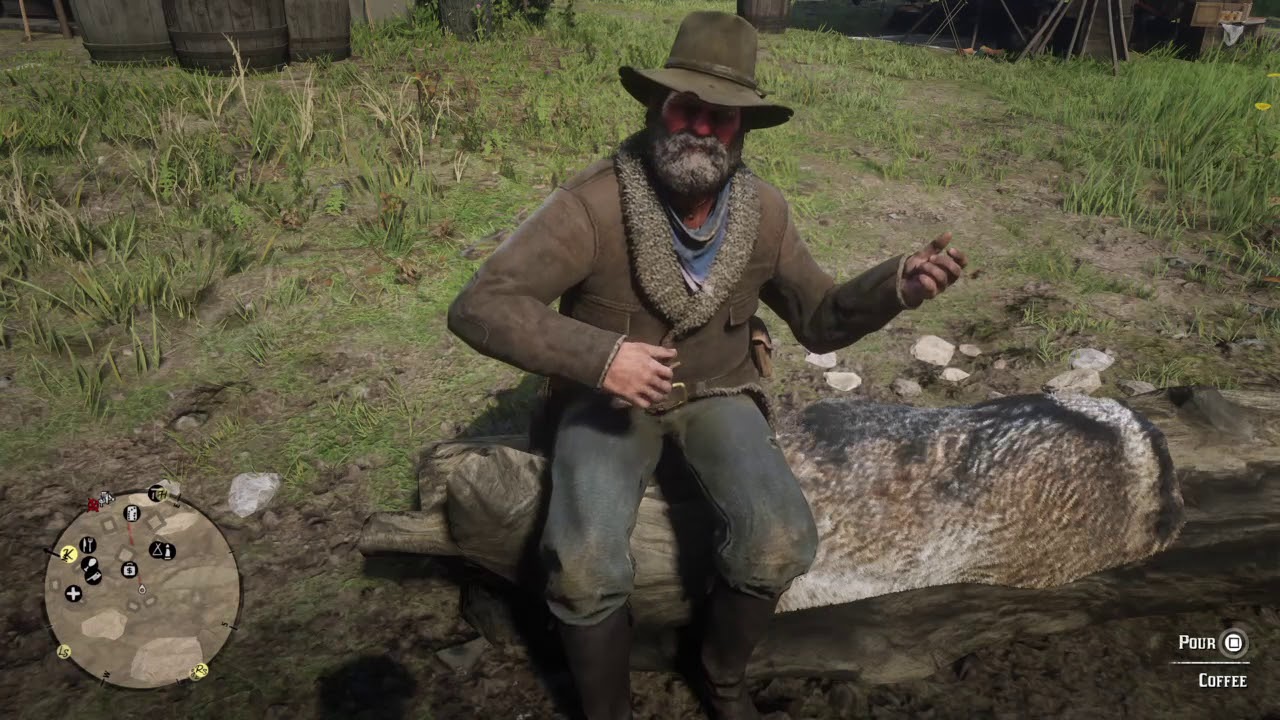 Red Dead Redemption 2 - Animation Glitch VI - Uncle Playing Air Banjo ...