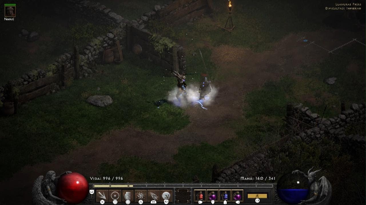 Diablo II: Resurrected Windforce drop in Mausoleum - YouTube