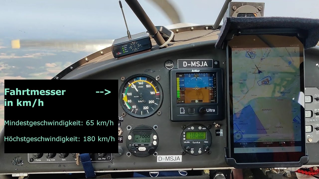 Fk9 Mk2 - aktuelles Cockpit mit Instrumentenbeschreibung - YouTube