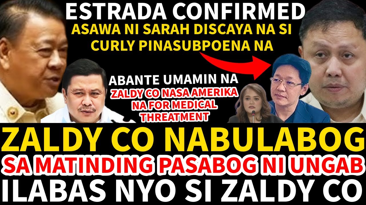 ZALDY CO NABULABOG SA MATINDING PASABOG NI UNGAB NAKU PO CURLY DISCAYA ...