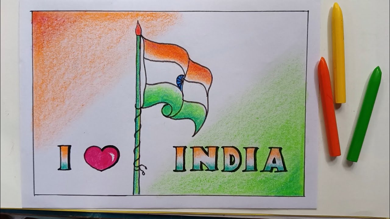 Independent day Drawing 2024 / Independent day special drawing/ How to ...