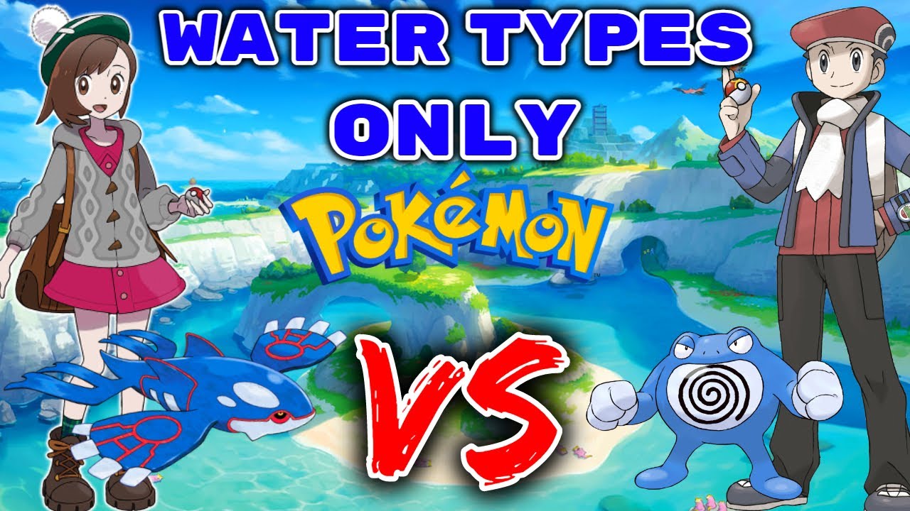 We Can only Catch RANDOM WATER Pokemon... Then We Fight! Pokemon Sword ...