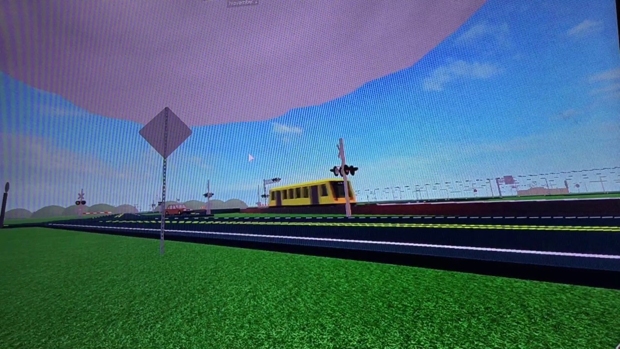 3 Way Railroad Crossing View 3 - YouTube