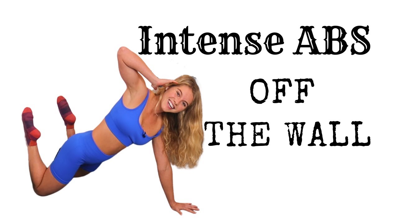 Pilates Wall Workout For Stomach INTENSE ABS ARMS CORE YouTube