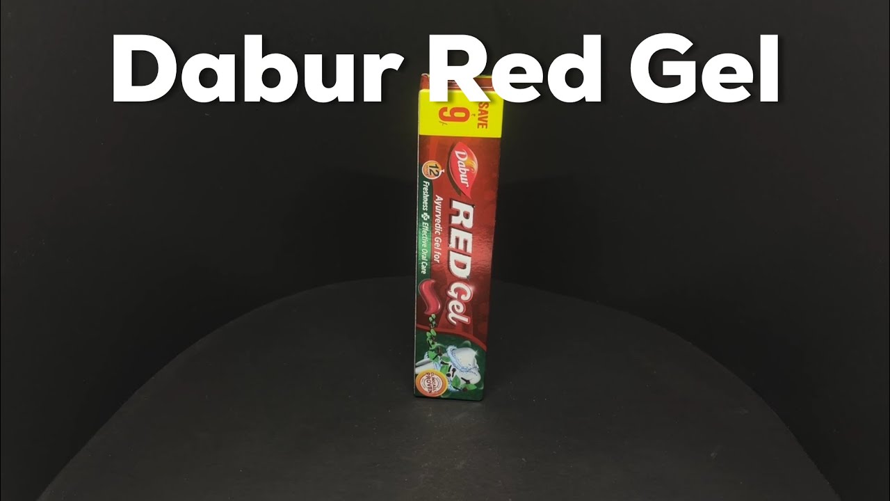 Dabur Red Gel Toothpaste - YouTube