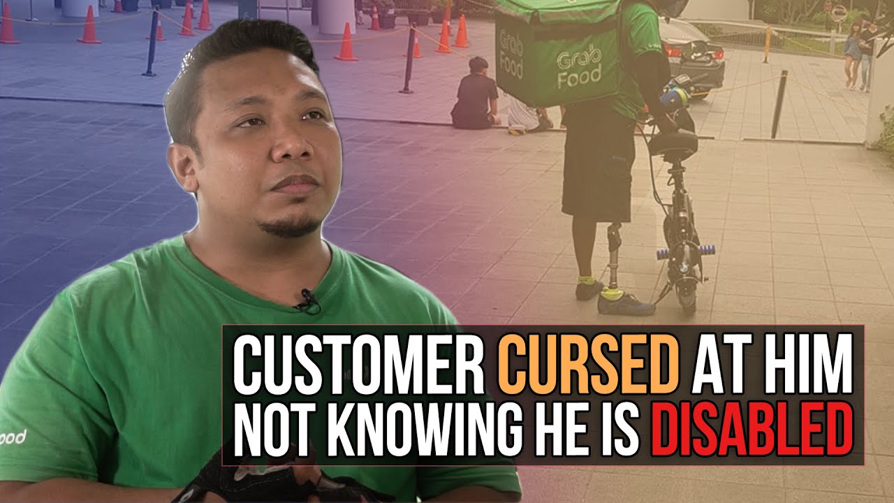Customer cursed at him not knowing he is disabled - YouTube