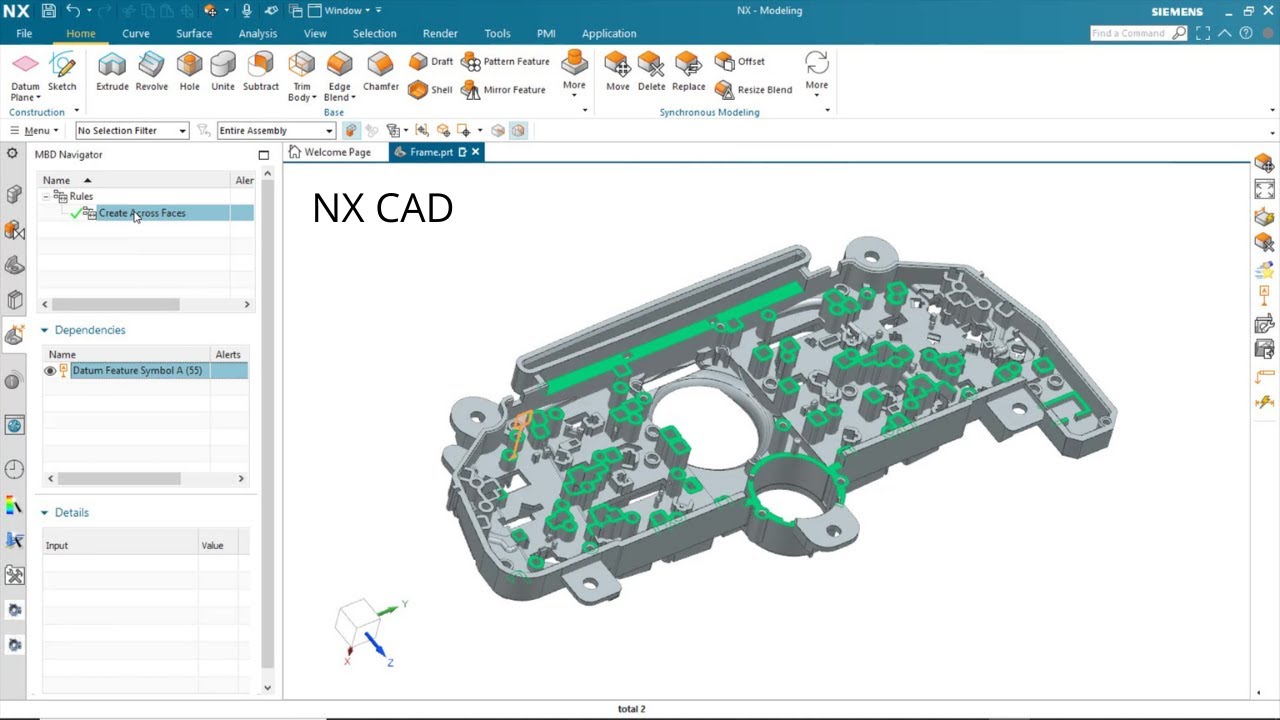 NX1953 NX MBD Automated PMI Authoring / NX1953: Reguły MBD w PMI - YouTube