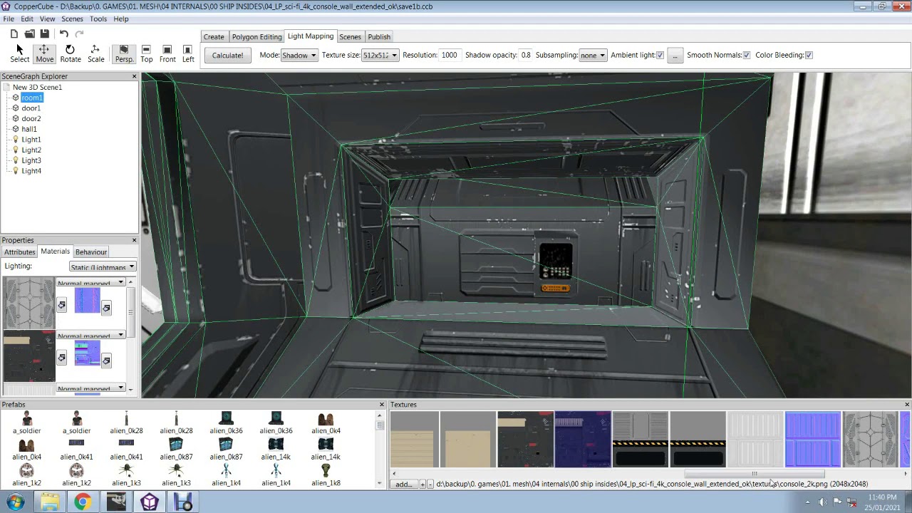 CopperCube 6 - Texture detail - YouTube