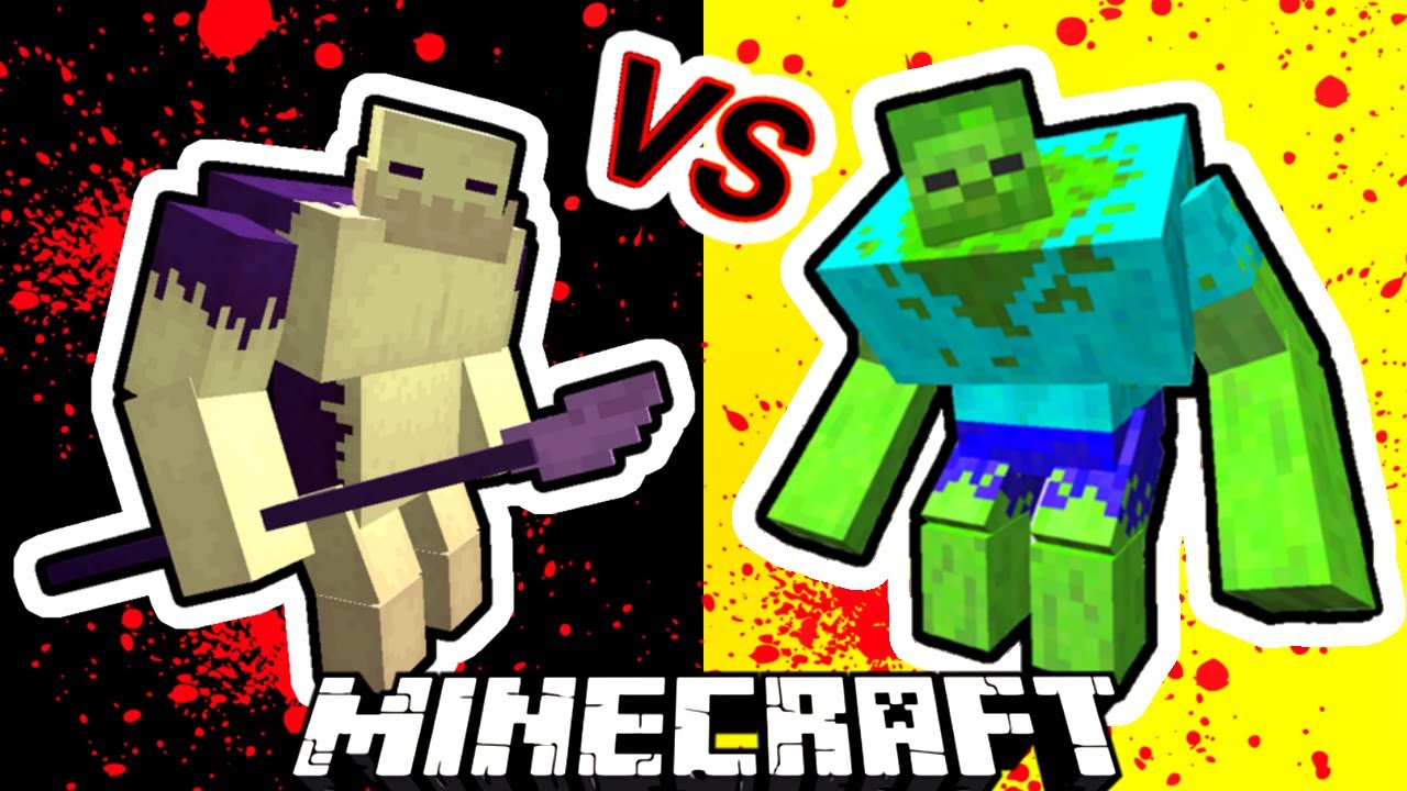 Mutant Zombie Vs. Ender Beast Lancer in Minecraft | Mob Battle - YouTube