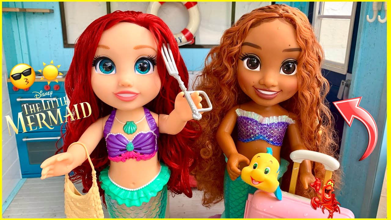 Little Mermaid Movie Ariel Vacation Morning Routine 🧜🏼‍♀️ - YouTube