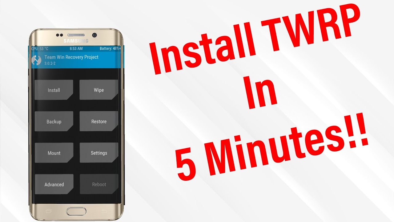 How to install TWRP Recovery on any Android device 2020 - YouTube