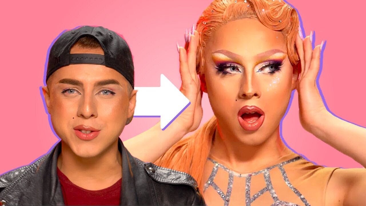 Glam Dancing Queen Drag Transformation | By Dolly Page - YouTube