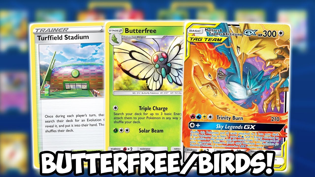 Butterfree/Bird Trio Deck! Powering Up Birds In 1 Attack! Rebel Clash ...
