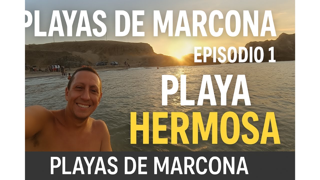 Playas de Marcona – Ep.1: Playa Hermosa (agua helada con un sunset que ...