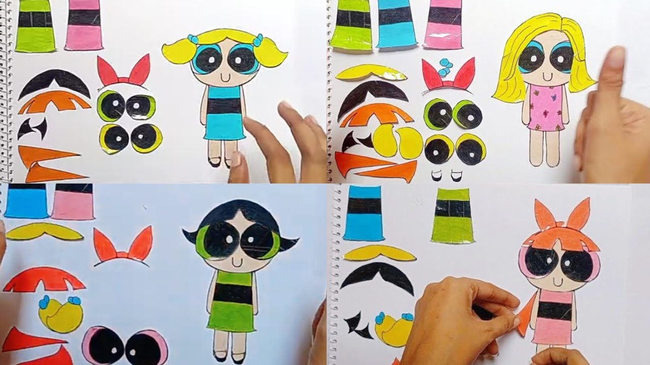 [💰paperdiy💰] Paper PowerPuff Girls || Paper Play || Music - YouTube