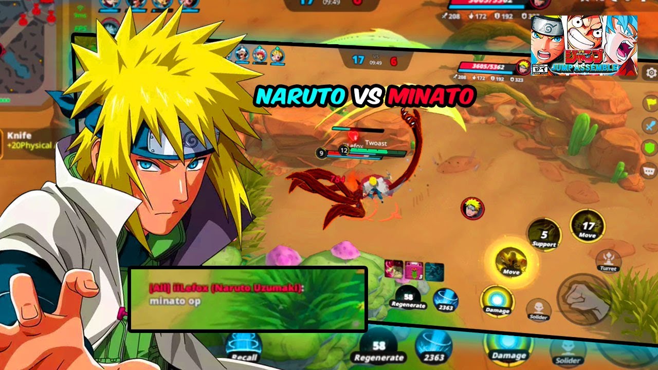 POV: WHEN TOP GLOBAL GUSION PLAYS MINATO IN JUMP ASSEMBLE THIS WILL ...