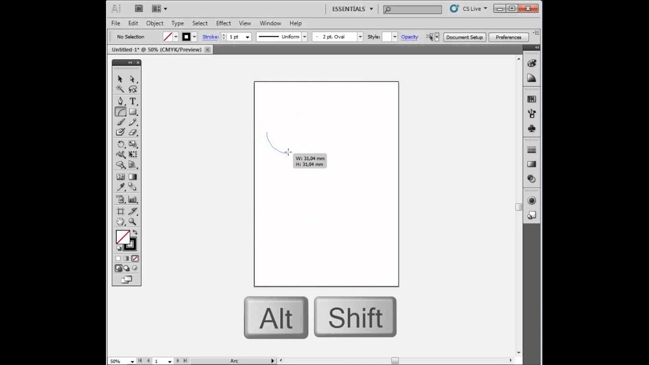 ADOBE ILLUSTRATOR 18-Line Segment Tool - YouTube