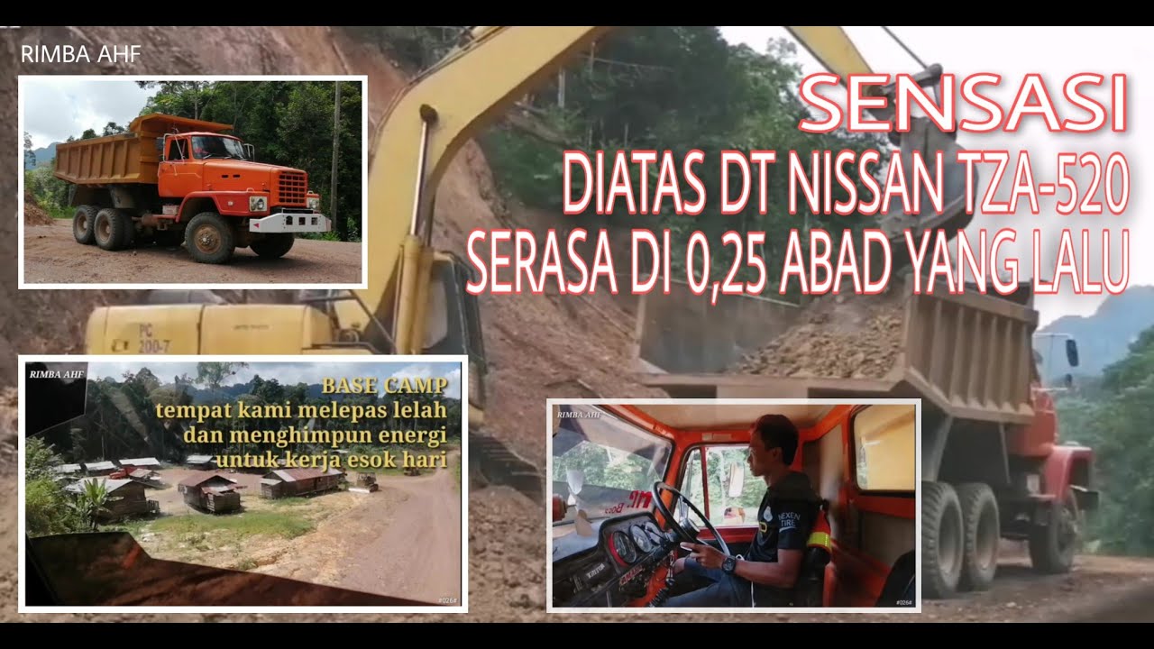 Sensasi diatas DT. Nissan TZA-520 serasa di 0,25 abad yang lalu - YouTube