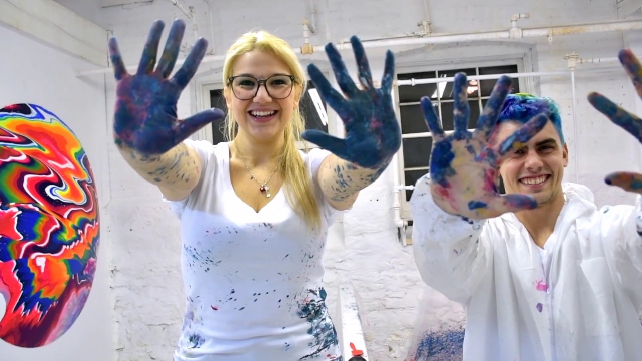 ABSTRACT PAINTING - with Callen Schaub - YouTube