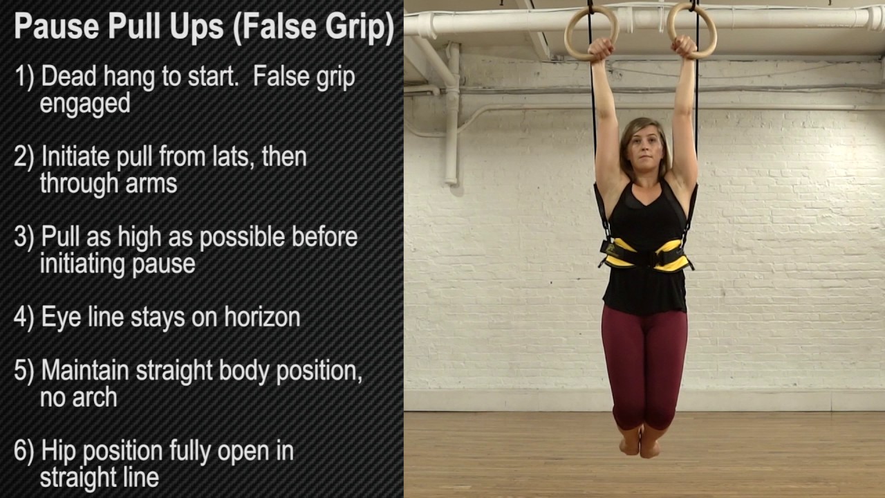 Ring Thing (Pause Pull Ups - False Grip) - YouTube