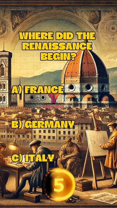 Where Did the Renaissance Begin?🎨 | History quiz | #education #quiz # ...