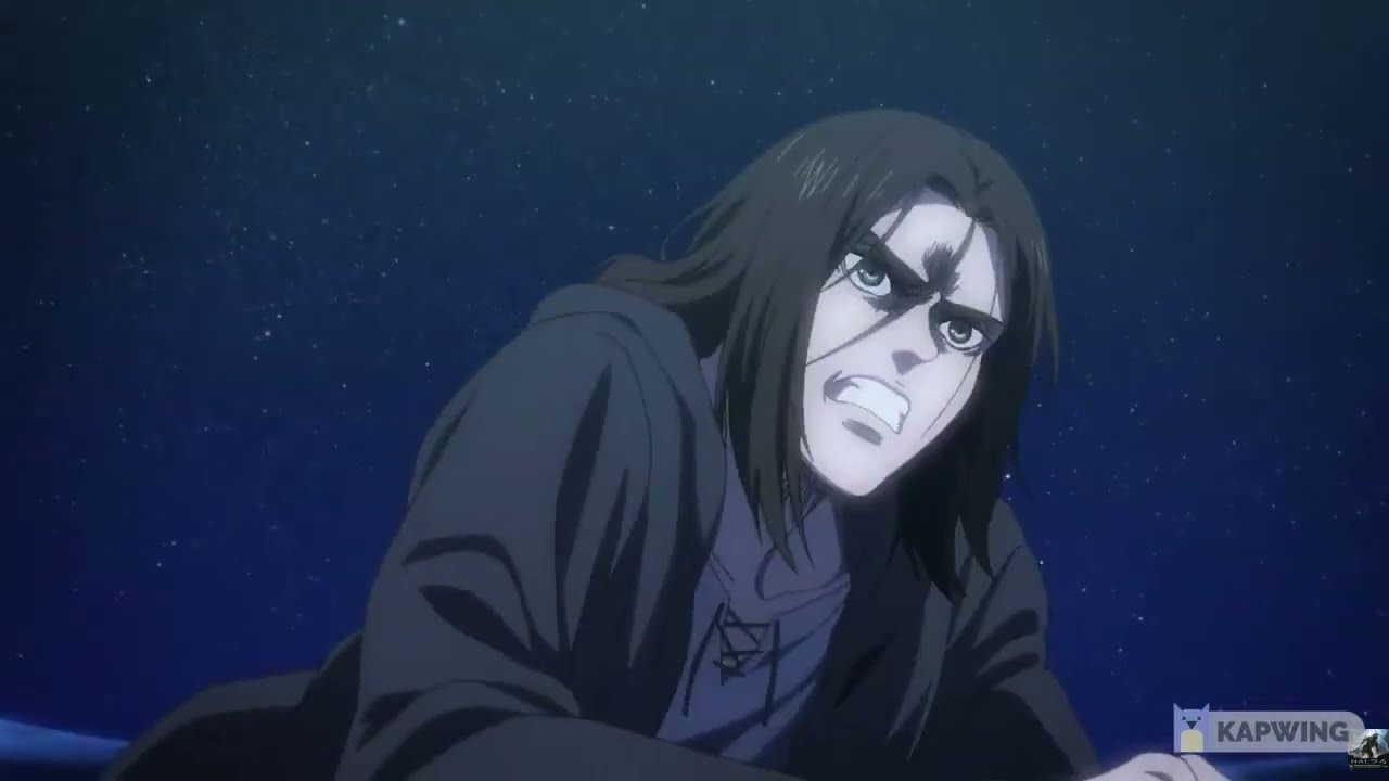 Attack on Titan Season 4 Episode 21 Eren Breaks Zeke's Chains (OST ...