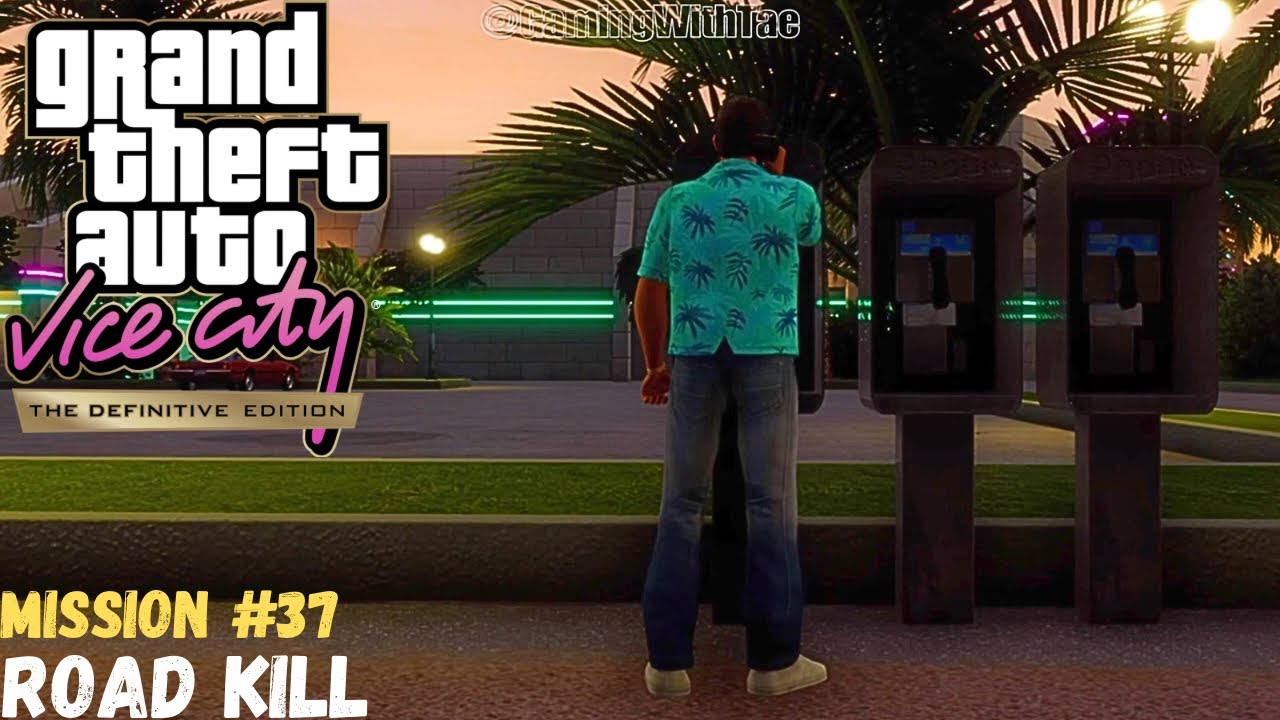 GTA Vice City Definitive Edition - Mission #37 - Road Kill - YouTube