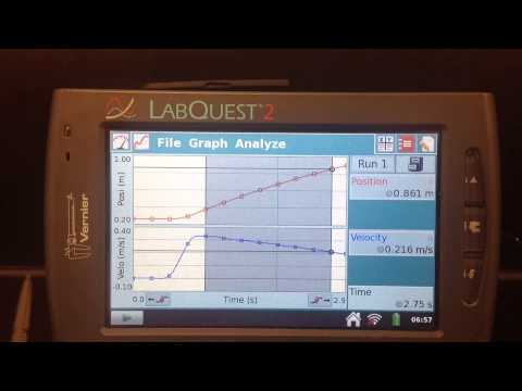 Vernier LabQuest 2 Motion Detector for Kinematics Graphs - YouTube