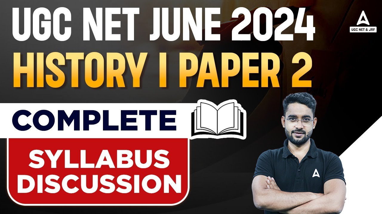 UGC NET Syllabus 2024 | UGC NET History Paper 2 Syllabus 2024 - YouTube