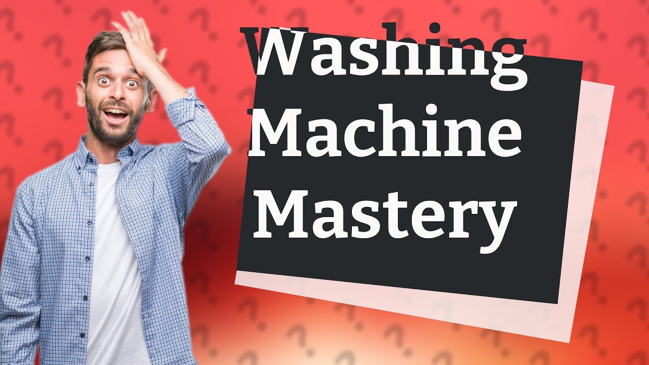 How do you use a first washing machine? - YouTube