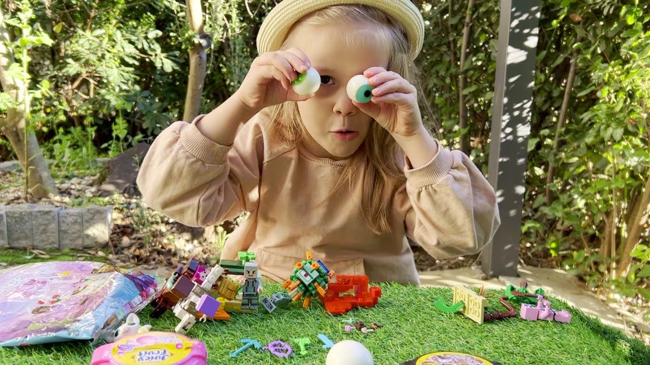 Unboxing Minecraft Toys with Aurora | Exciting Minecraft Figures ...