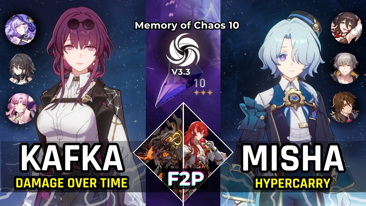 E0S0 KAFKA & E6 MISHA | Memory of Chaos 10 Version 3.3 | Honkai: Star ...