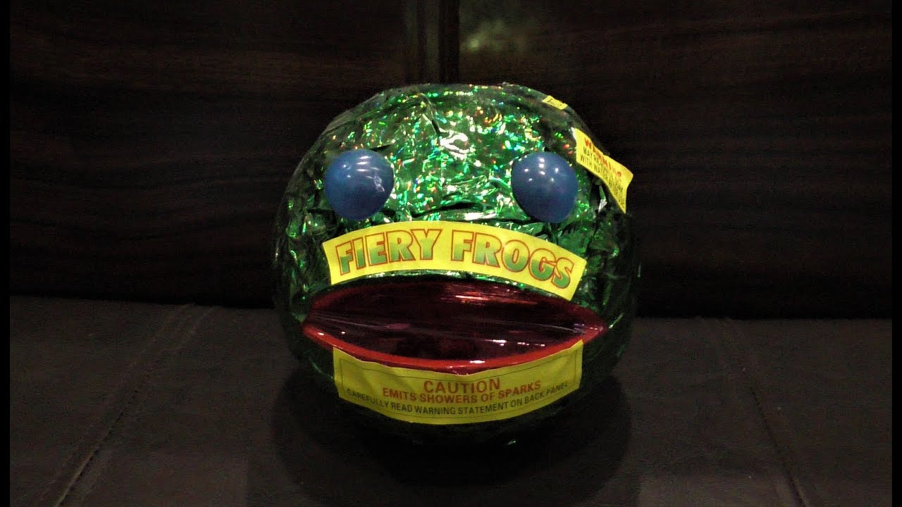 Phantom Fireworks - Fiery Frog - YouTube