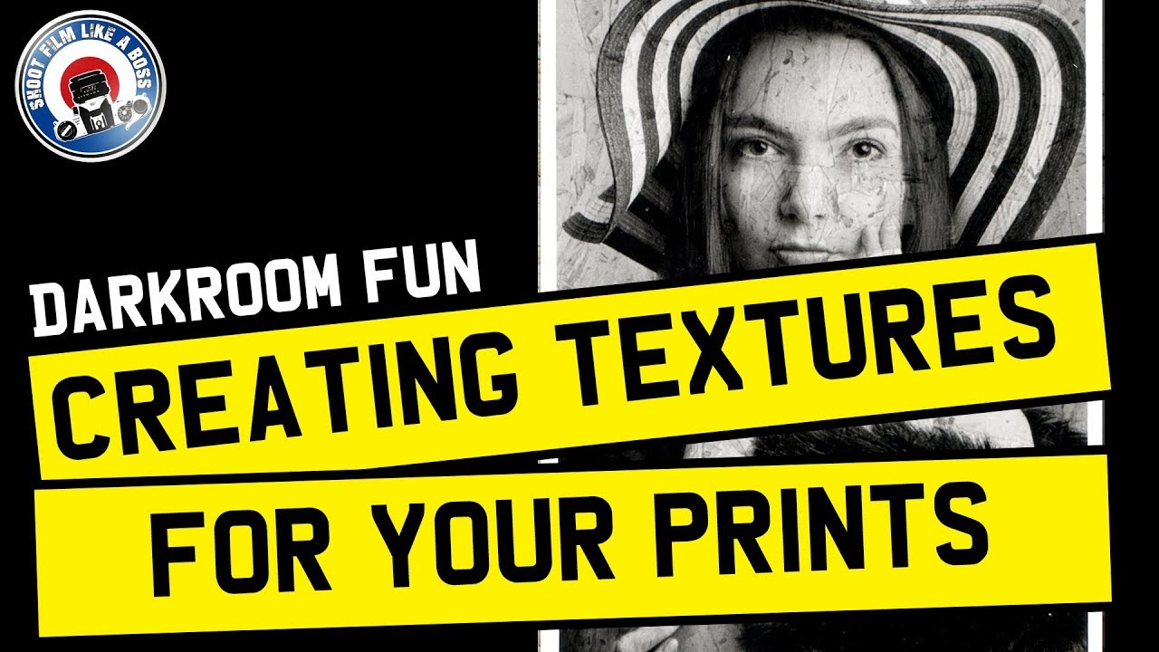 DARKROOM PRINTING - TEXTURE OVERLAYS - FILM PHOTOGRAPHY - YouTube