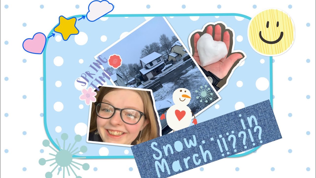 SNOW….. IN MARCH!?!? (Snow day 2023) - YouTube