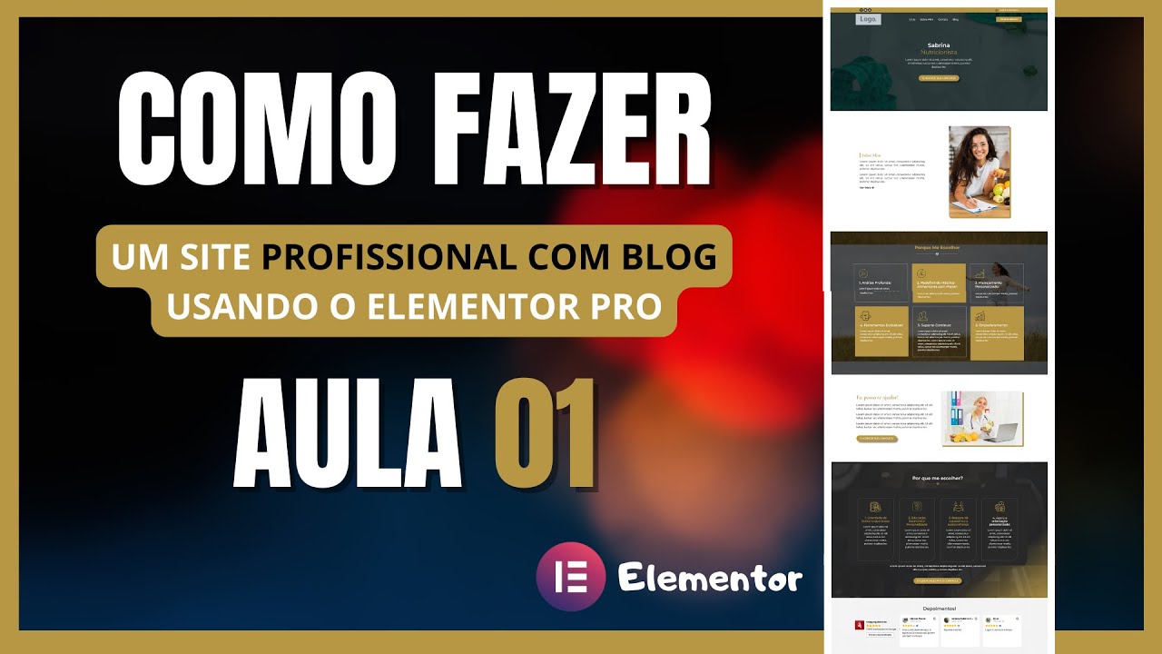Aprenda a Fazer um Site Profissional com Blog: Aprenda a Fazer do Zero [Aula 01] - YouTube