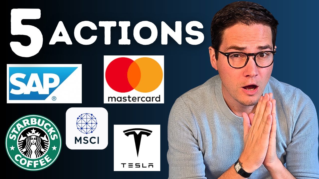 5 Actions PEA & CTO : SAP, MasterCard, Starbucks, Tesla, MSCI - YouTube