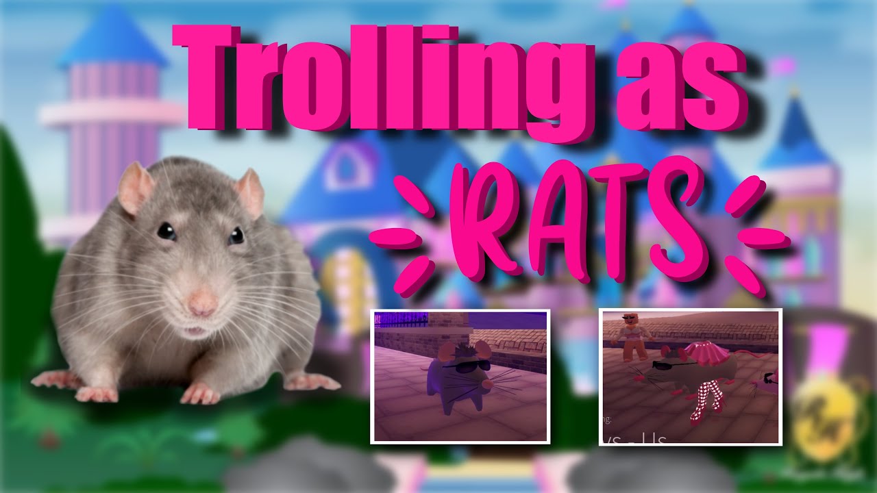 Trolling as RATS in Royale High!! - YouTube