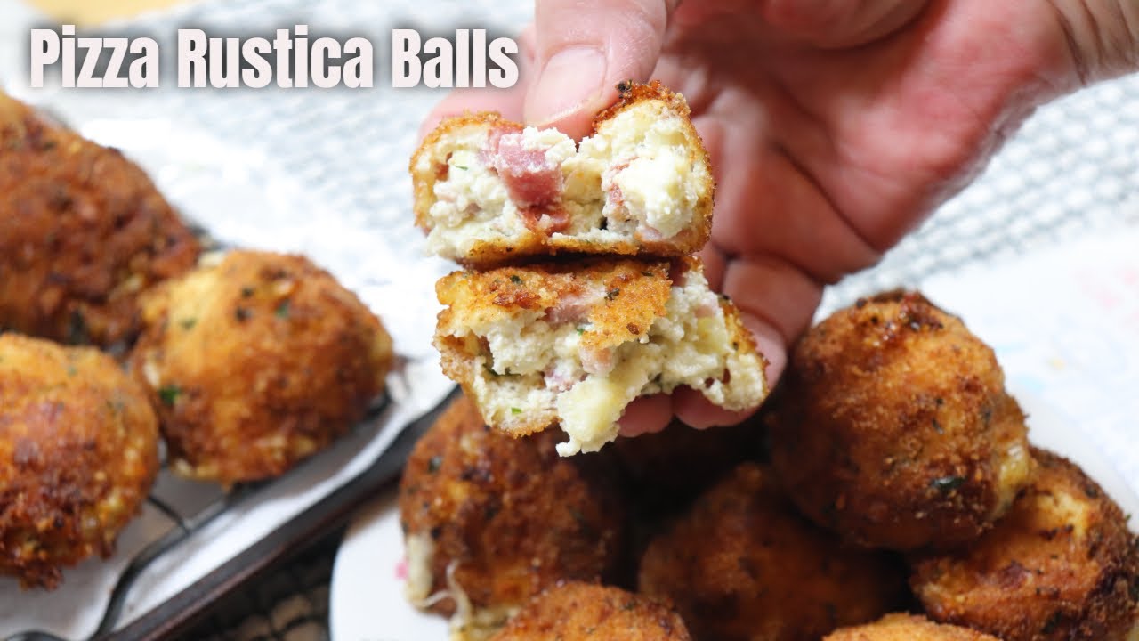 Pizza Rustica Balls | MOLCS Easy Recipes - YouTube