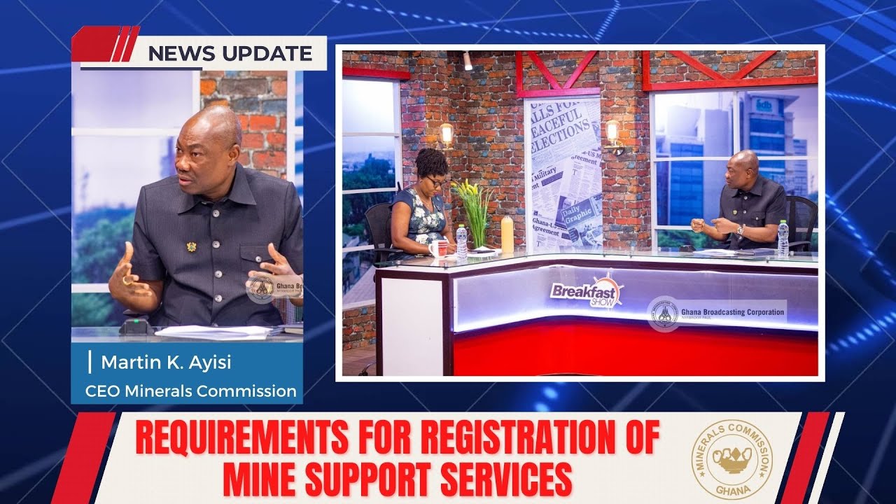 Requirements for Registration of Mine Support Services. Martin K Ayisi ...