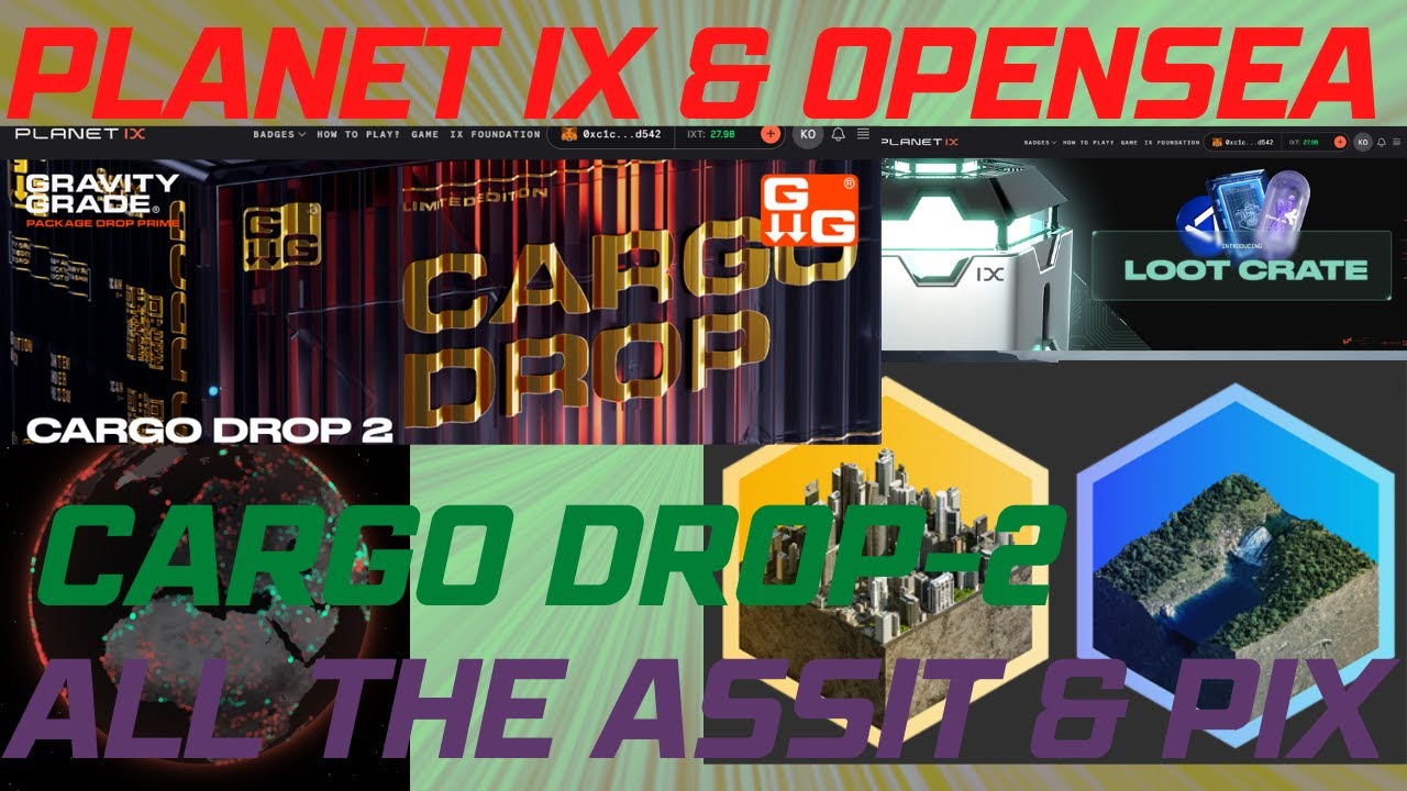 How to open & set Planet IX Cargo Drop-2 & all the Planet IX NFT ...