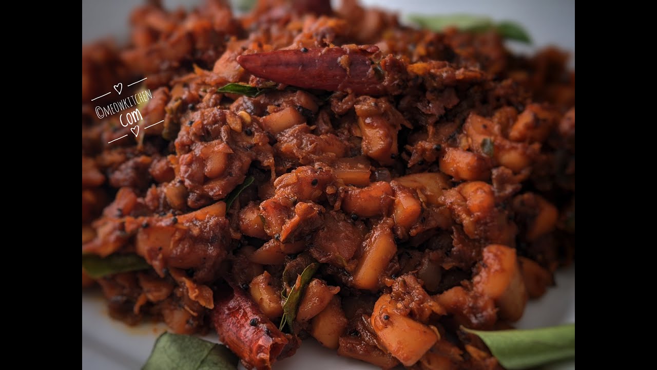 Squid thoran/Squid stir fry/ Kerala koonthal thoran /calamari/ squid ...