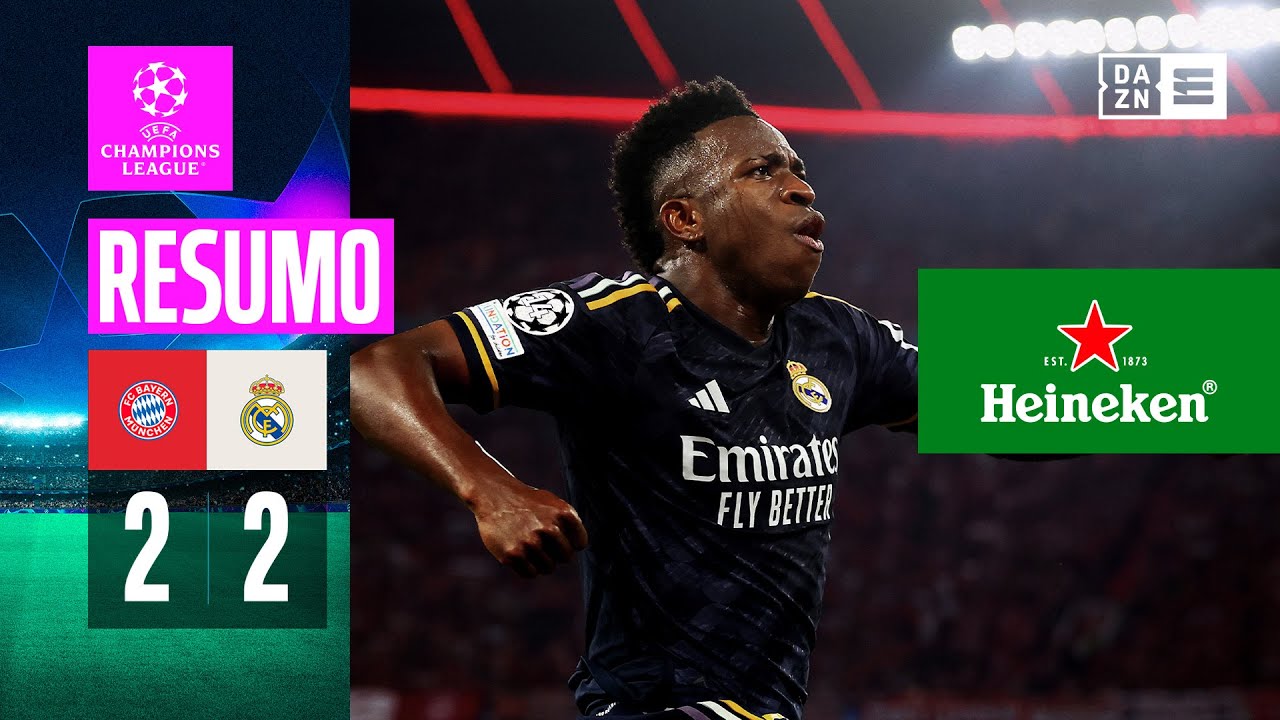 Resumo | Bayern 2-2 Real Madrid | Champions League 23/24 - YouTube