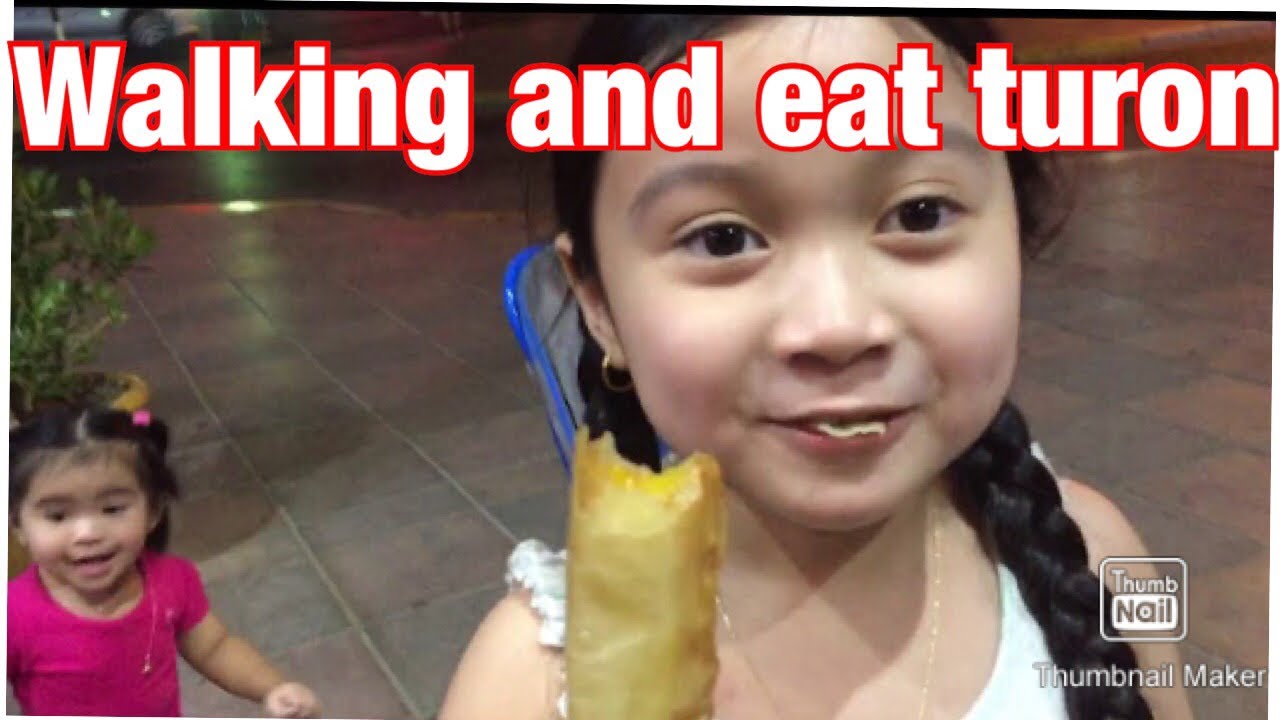 Walking in khalifa street and eat turon #filipinofood#bananaturon - YouTube