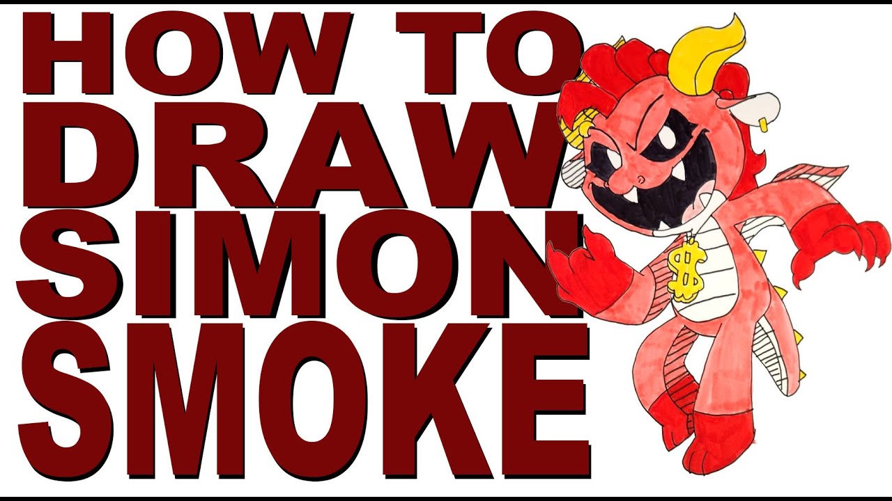 How to draw Simon Smoke (Poppy Playtime IV) - YouTube