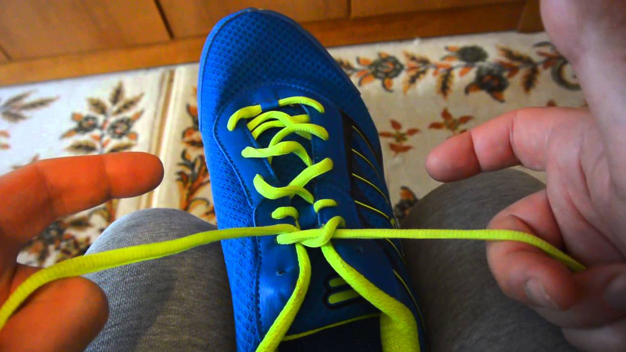 👟Πως να δεσετε τα κορδονια των παπουτσιων σας σε 2 δευτερα - YouTube